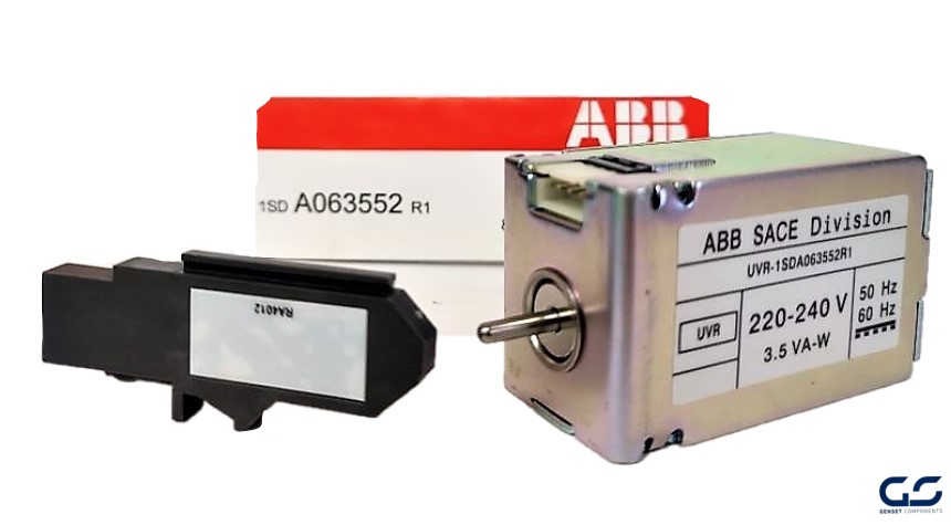 UNDERVOLTAGE RELEASE UVR 220-240V AC/DC T7-T7M-X1 ABB (1SDA063552R1) - GENSET COMPONENTS ...