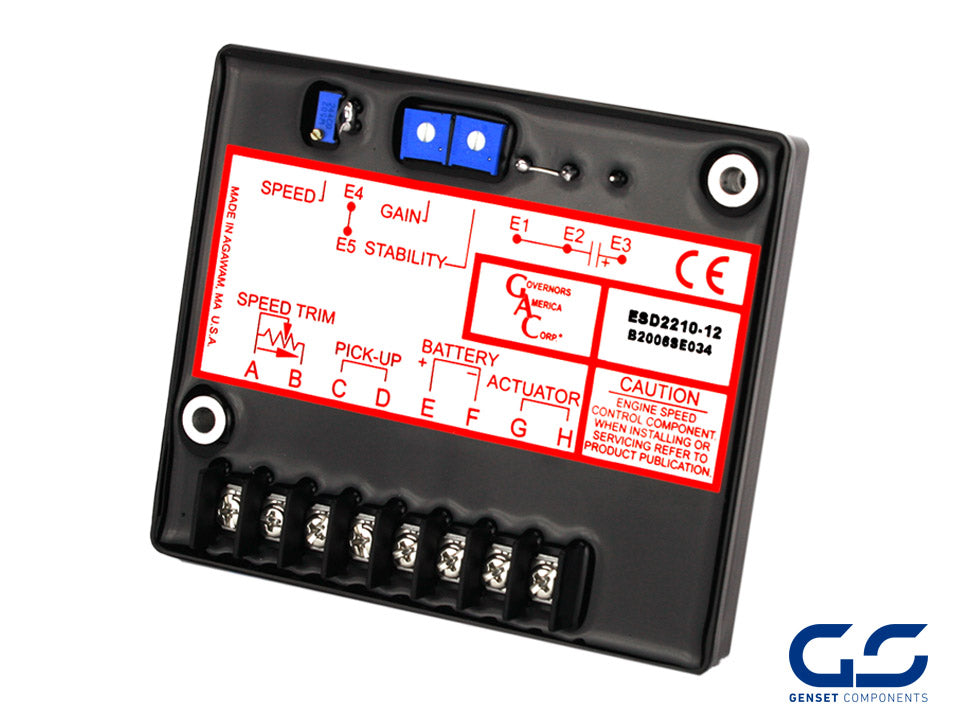 Régulation de vitesse GAC (Governors America Corp) EG/ESD 2210-12VDC ...