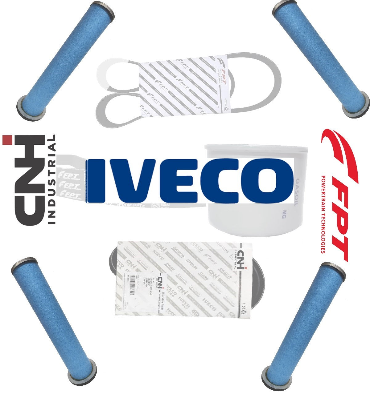 FILTRO DE ACEITE IVECO FPT - 5801986263 (Sust.: 2992242) – GS Components