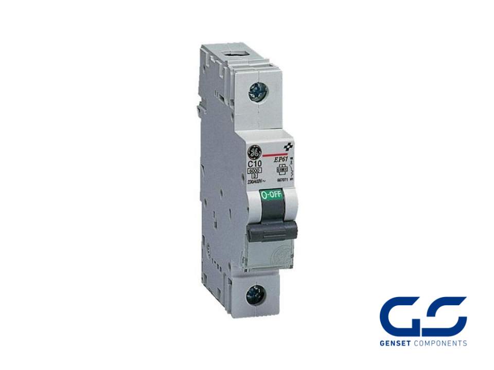 Circuit breaker 1P 6A Curve C 6KA General Electric (672041) – GS Components