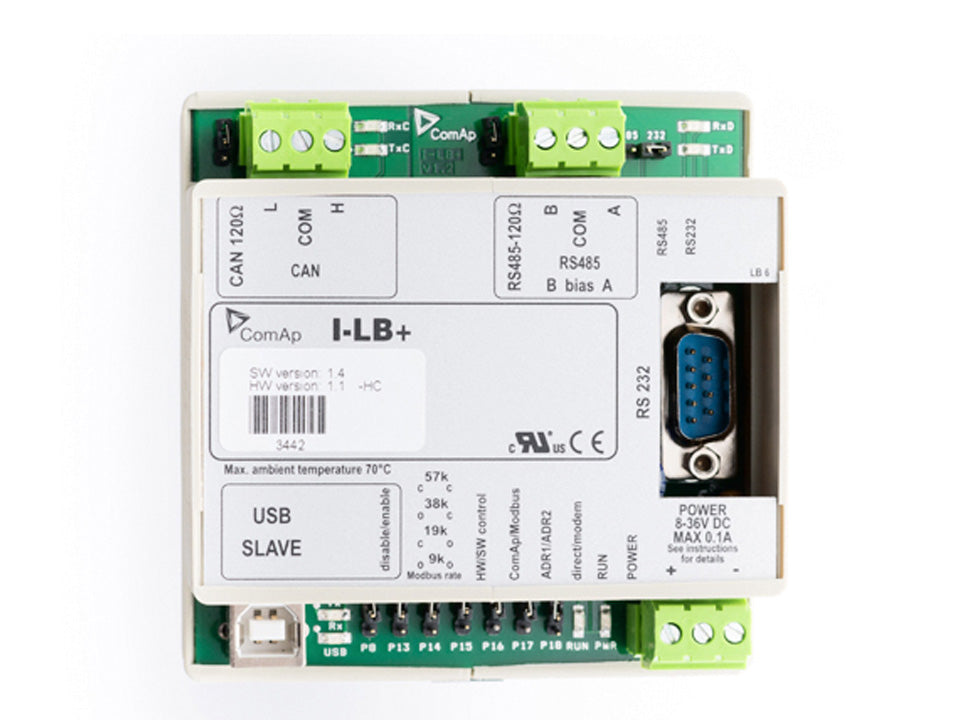 I-LB+ Local Bridge RS232, RS485 modem, Modbus, USB ComAp (I-LB+) – GS Components