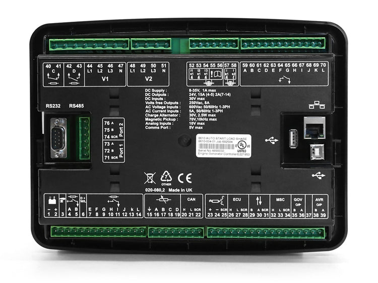 Control Module DSE 8610 MKII Synchronising & Load Sharing 8610-02 Deep ...
